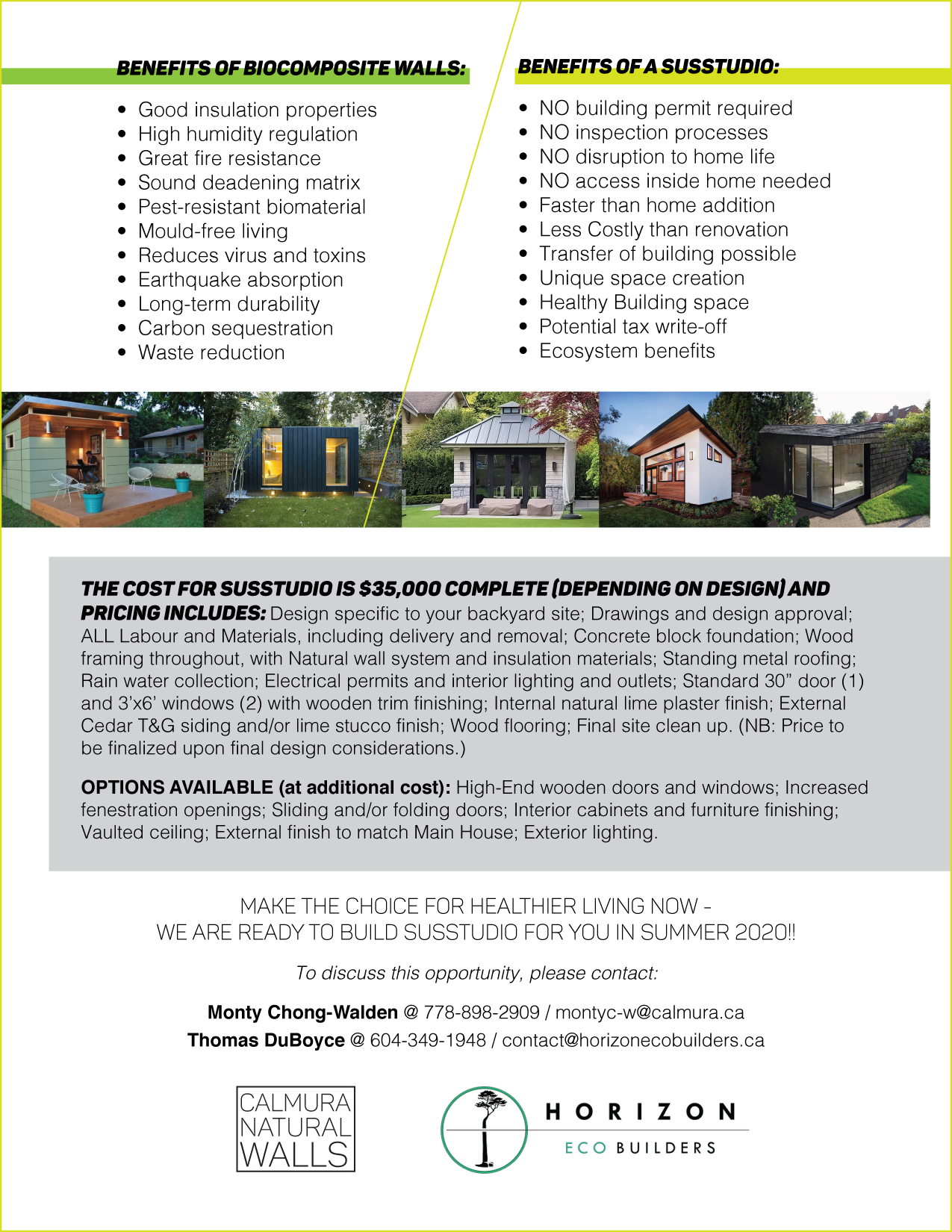 SUSSTUDIO – The 100sf SUStainable Studio – Calmura Natural Walls